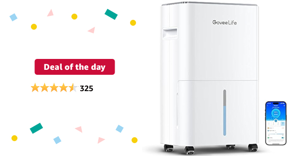 GoveeLife WiFi Smart Dehumidifier - $129.99