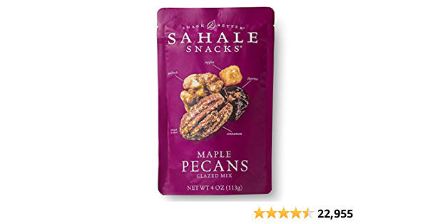 Sahale Snacks Maple Pecans Glazed Mix, 4 Ounces (Pack of 6) - $16.30