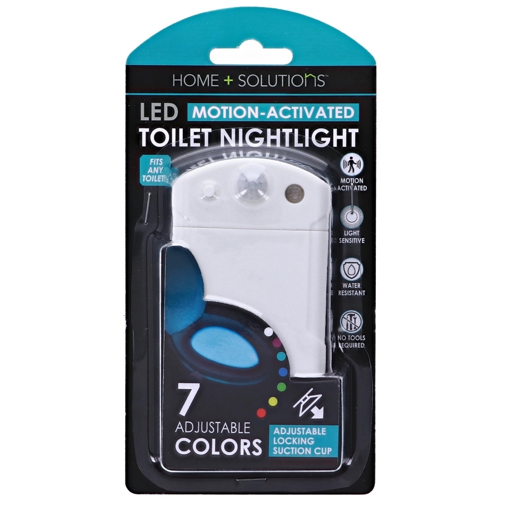 Home+Solutions Motion-Activated LED Toilet Nightlight - $5