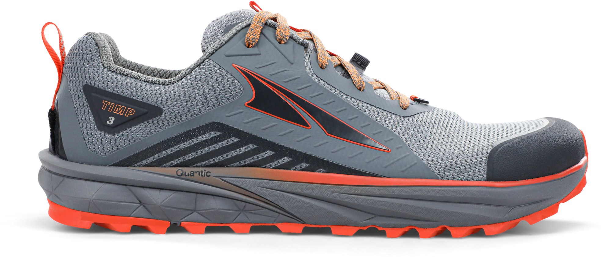 Men's Altra Timp 3 Trail-Running Shoes (Gray/Orange)