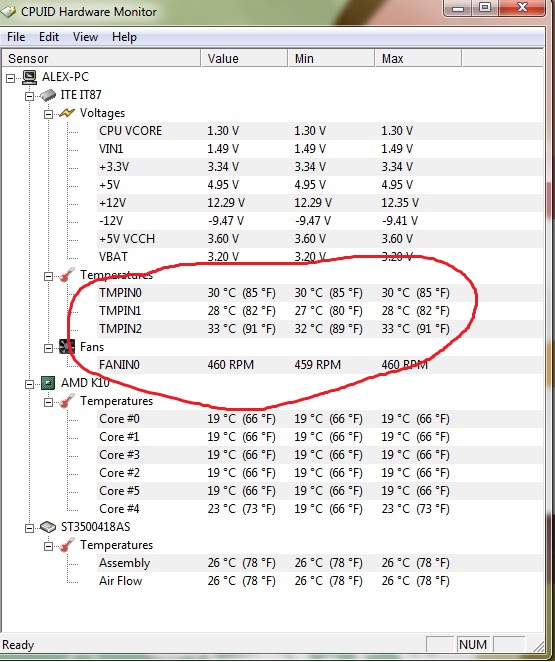 Temperature Cpu Temperature Cpu