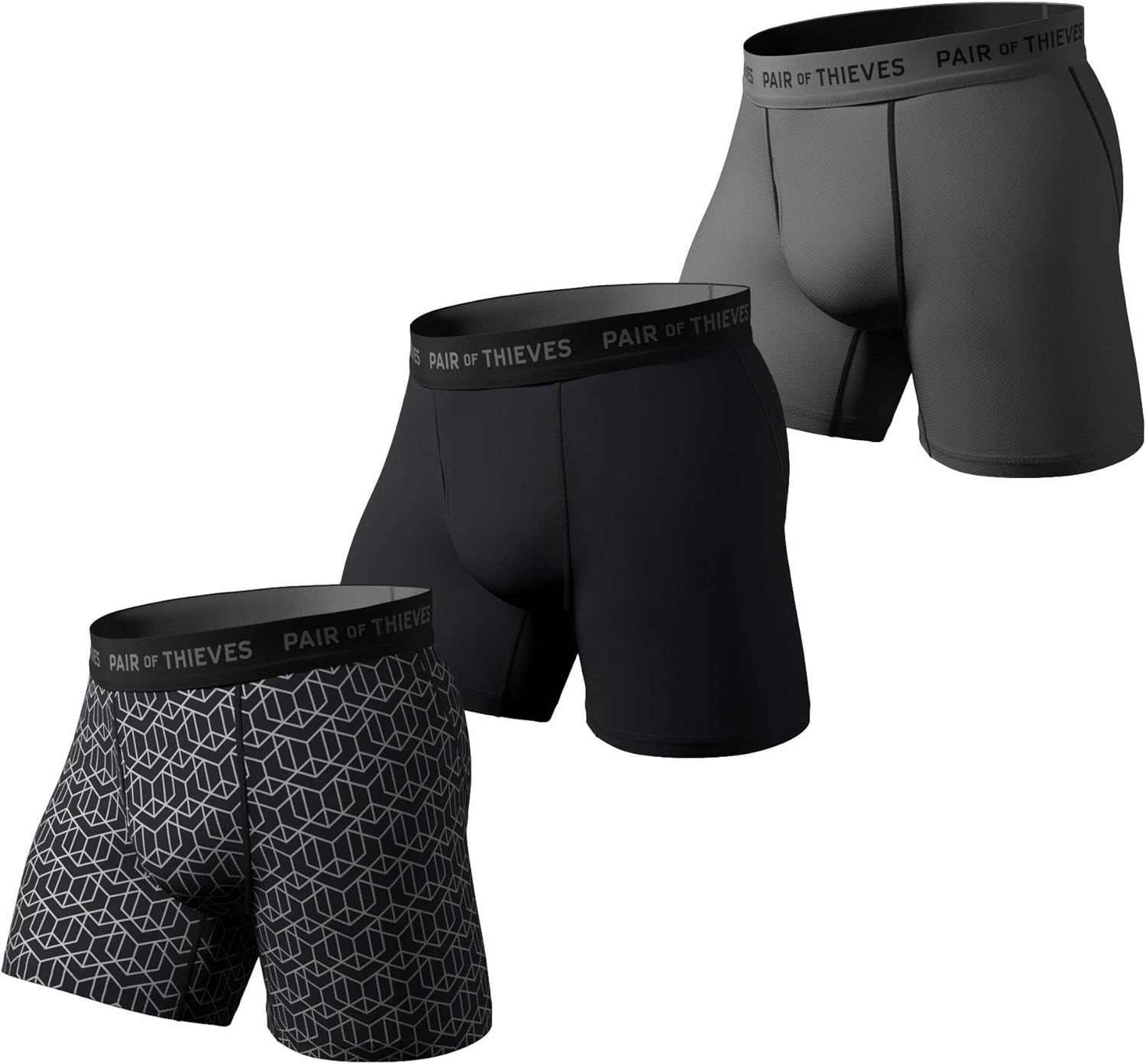 Pair of Thieves Super Fit Underwear for Men Pack - 2 & 3 Pack Boxer Briefs - AMZ Exclusive at ...