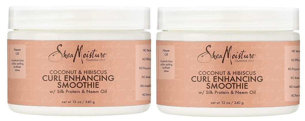 12-Oz SheaMoisture Smoothie Curl Enhancing Cream for Thick Curly Hair ...