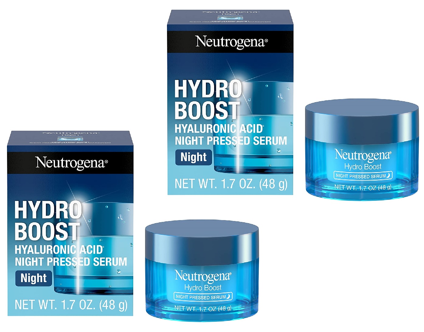1.7-Oz Neutrogena Hydro Boost Hyaluronic Acid Night Pressed Serum 2 for ...