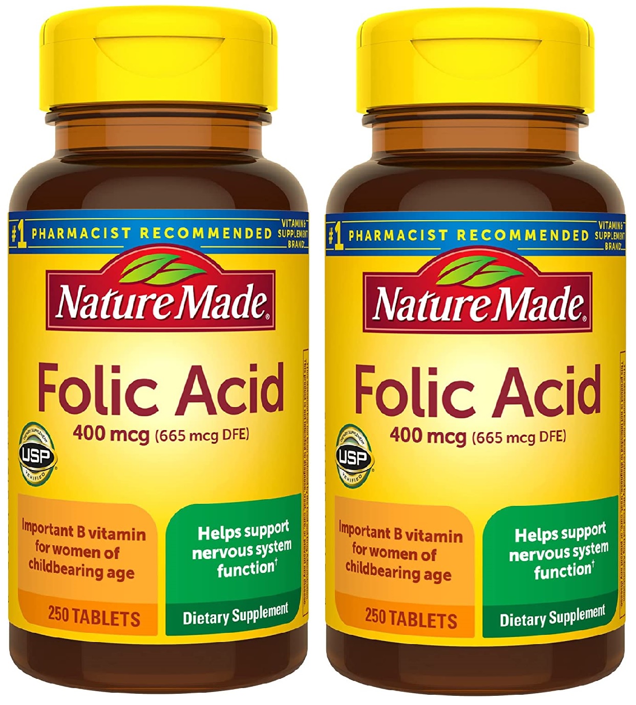 250-Count Nature Made Folic Acid 400 mcg Tablets 2 for $6.25 ($3.12 ...