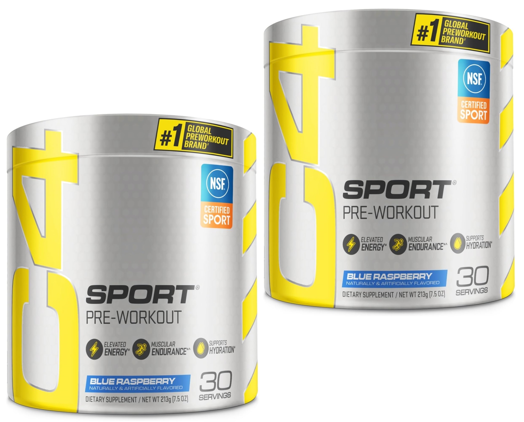 Cellucor C4 Pre-Workout Powder: 7.5-Oz Sport (Blue Raspberry) 2 for $25 ...