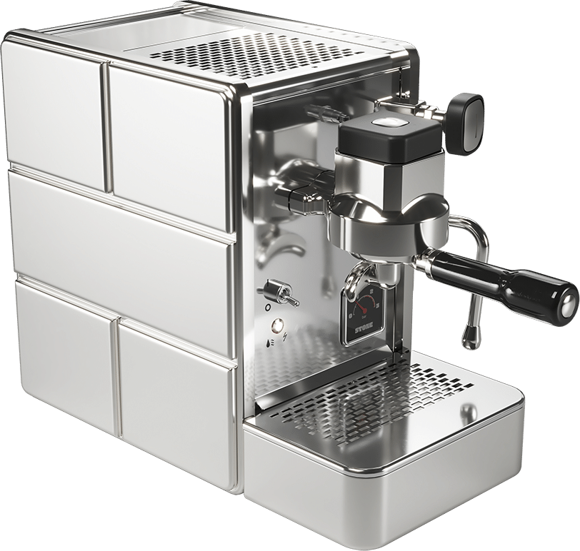 Stone Espresso Machines: Premium (Satin), Plus, or Mine (Black)