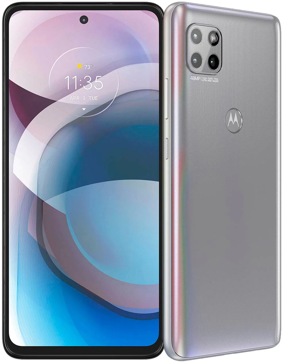 128GB Motorola One 5G Ace 6.7" Unlocked Phone + 1 Mo. Visible Unlt'd ...
