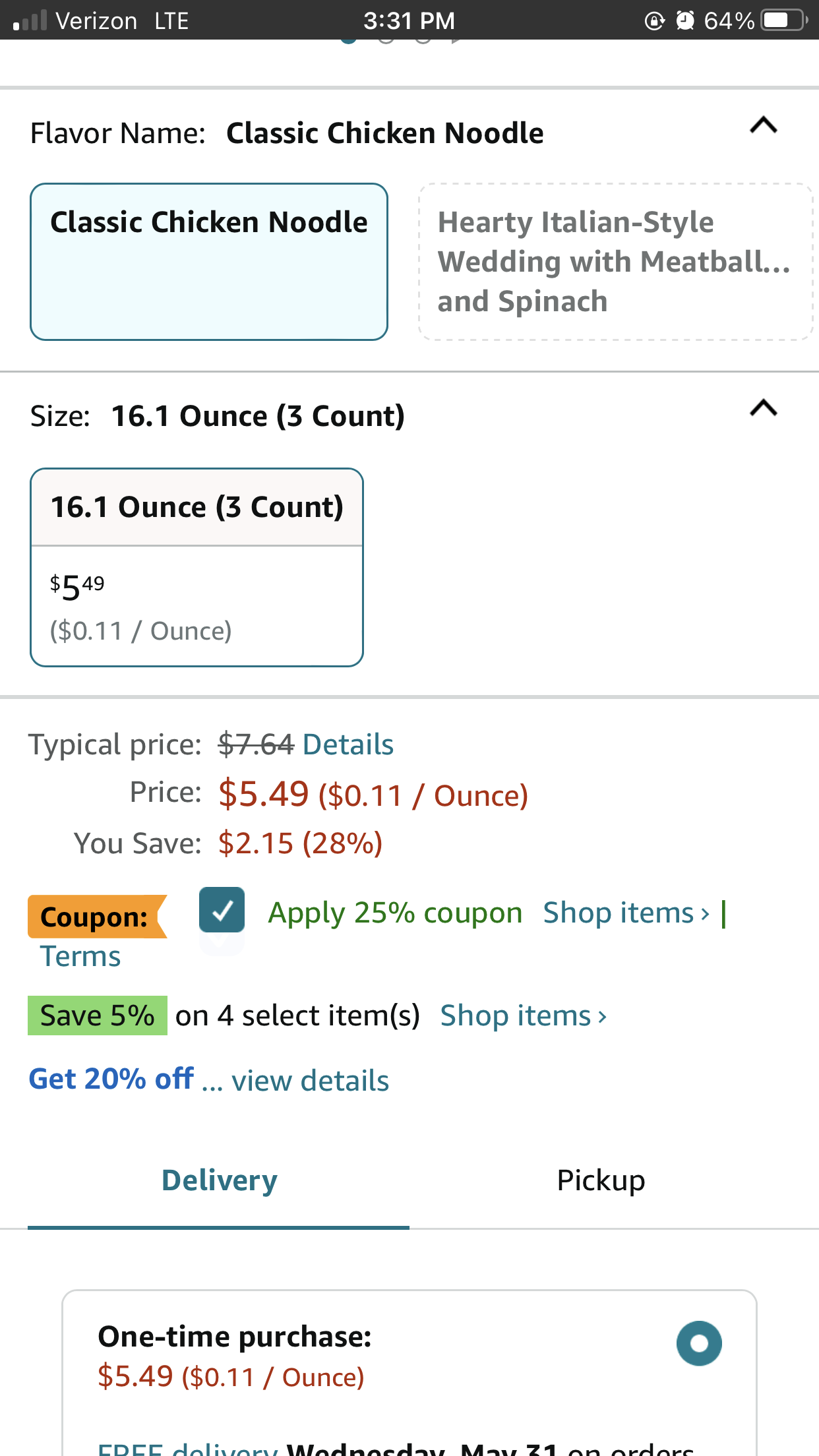 Amazon: Campbell's Chunky Soup, Classic Chicken Noodle Soup, 16.1 Oz ...