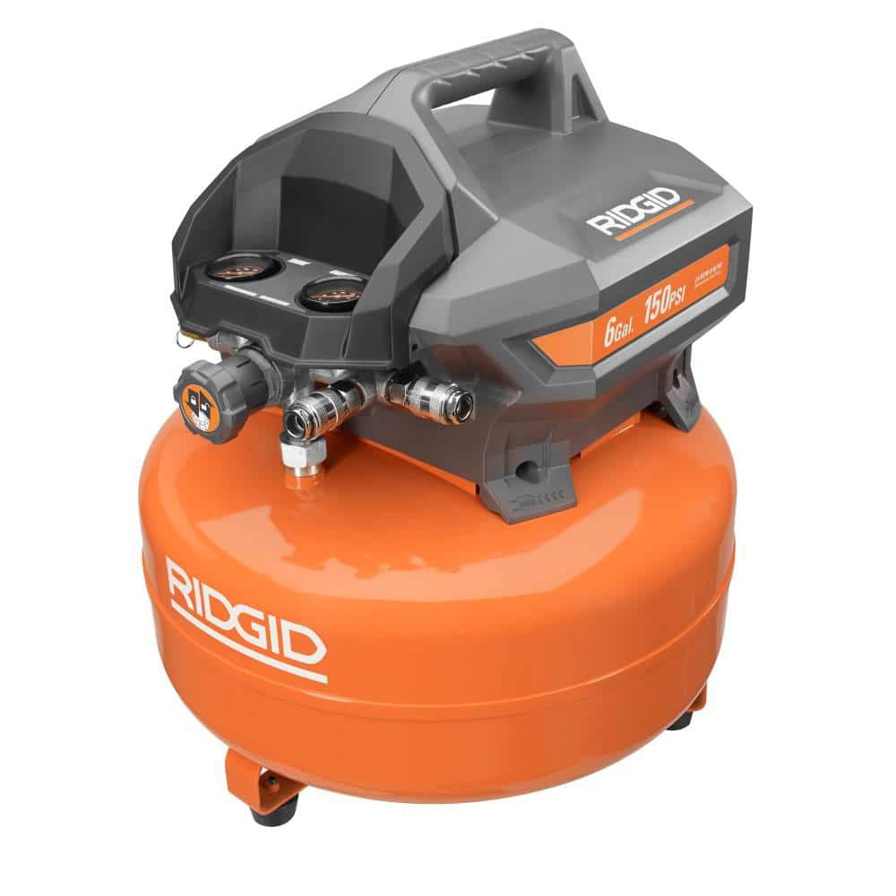 RIDGID 6 Gallon Portable Electric Pancake Air Compressor