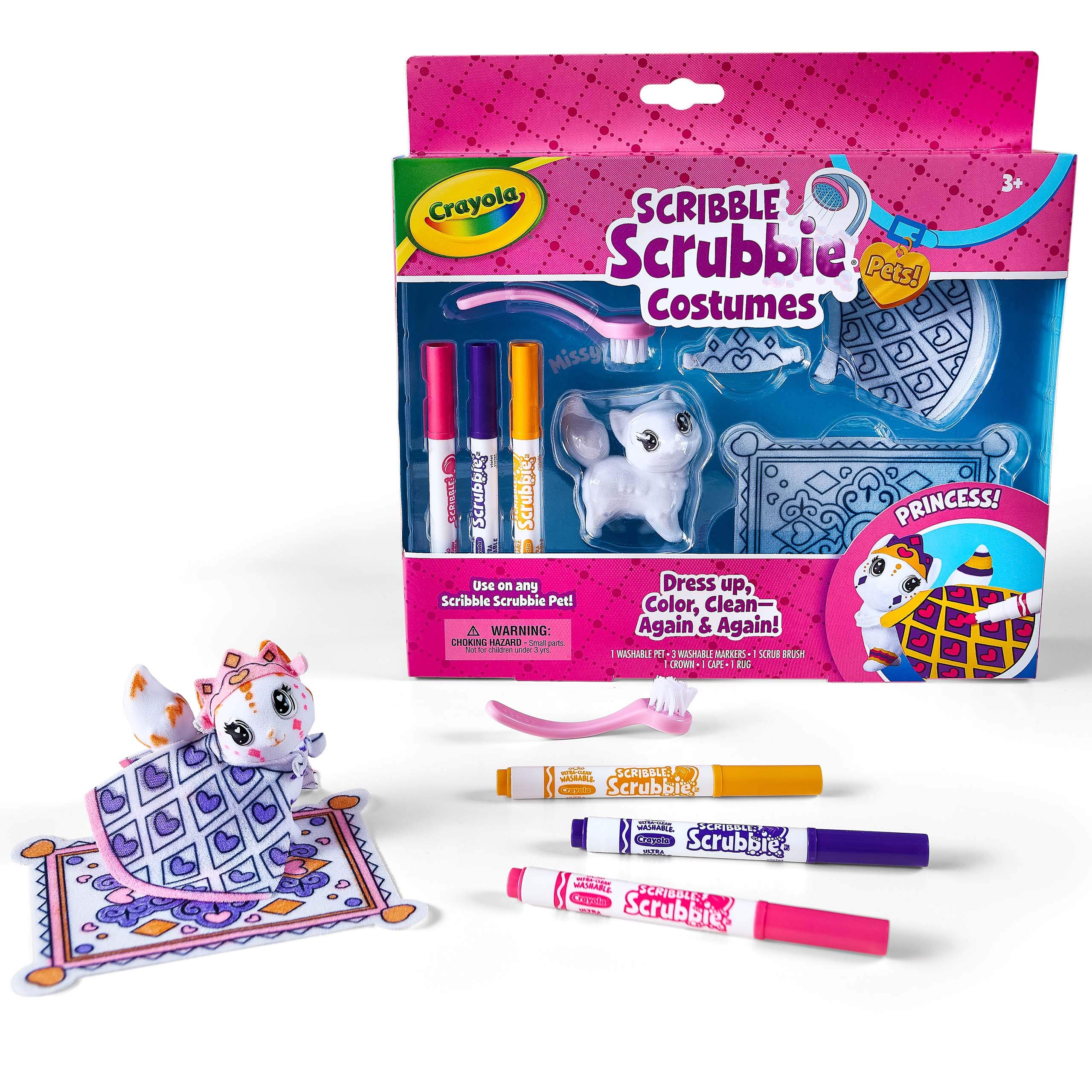 $3.99 (Prime Members): Crayola Scribble Scrubbie Costume Playset (Princess)