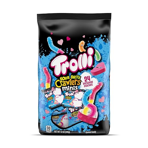 $4.49: Trolli Sour Brite Crawler Minis Exchange Packs, 12oz, 24 count