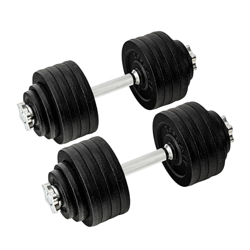 $90: Yes4All Adjustable Dumbbell Set with Weight Plates/Connector (I1 ...