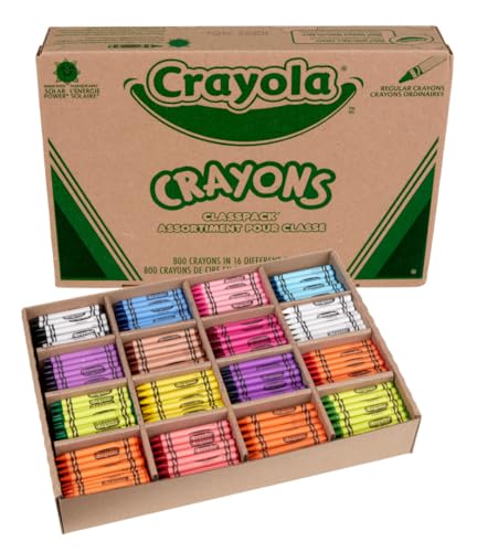 $45: 800-ct Crayola Crayon Classpack (16 Assorted Colors) at Amazon