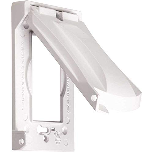 $4.48: Hubbell-Bell 1-Gang Weatherproof Universal Metal Flip Cover ...