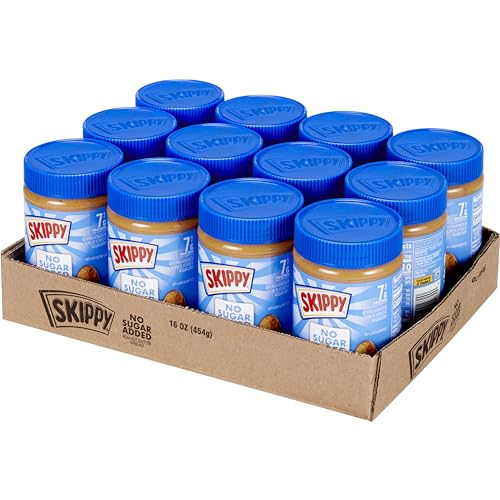Prime Members: [S&S] $17.28: 12-Pack 16-Oz SKIPPY Peanut Butter Spread (No Sugar Added, Chunky ...