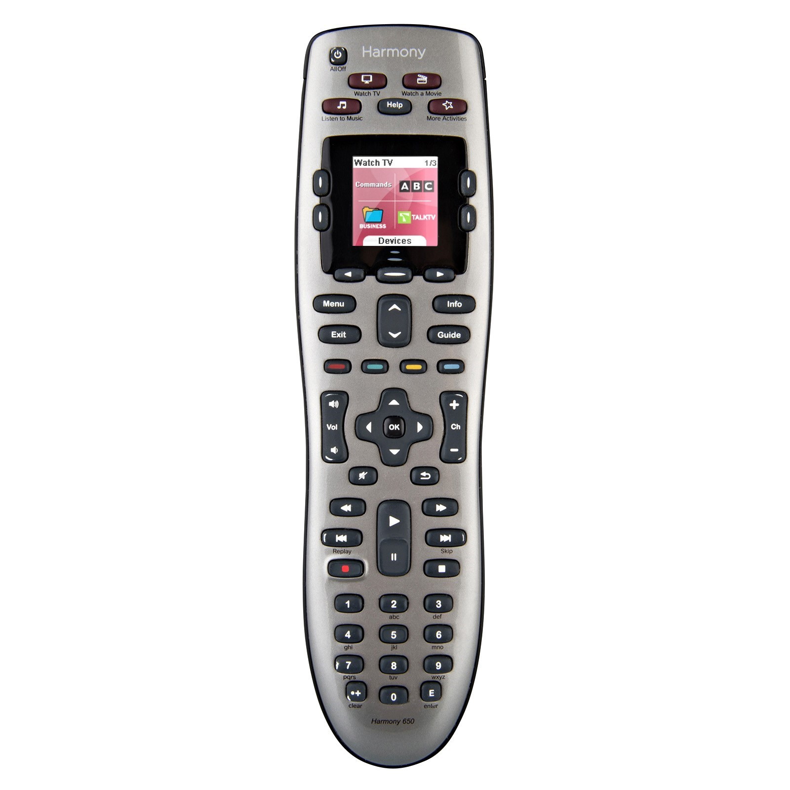 Logitech Harmony 650 Universal Remote Control (Refurbished ...