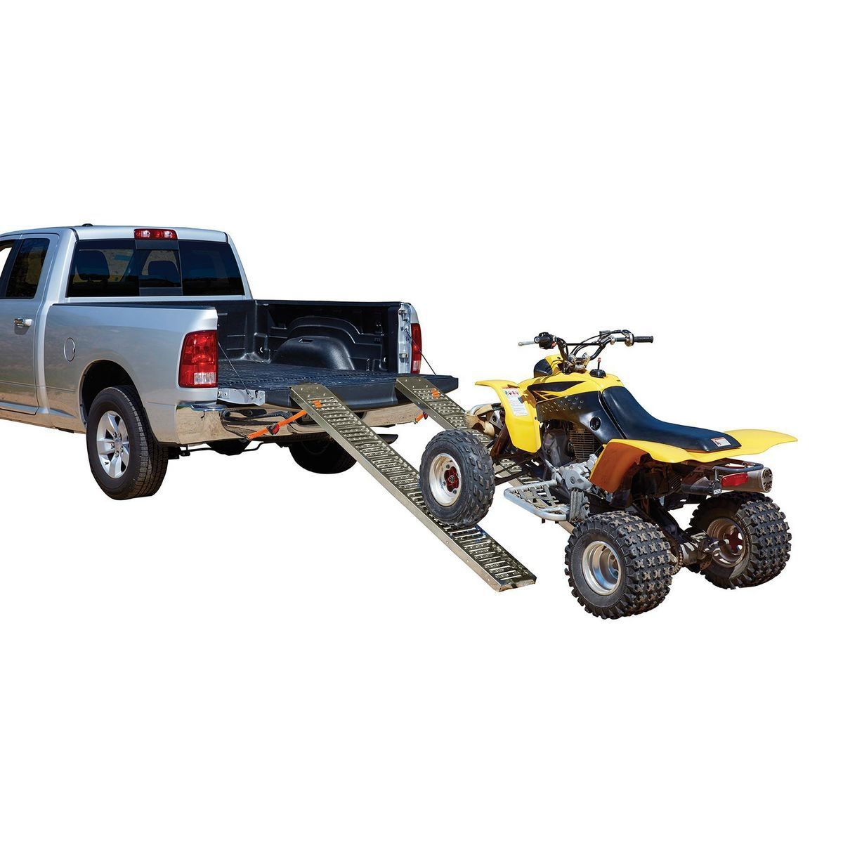 HAUL-MASTER 1000 lb. Capacity 10 in. x 84 in. Steel Loading Ramps, Set ...