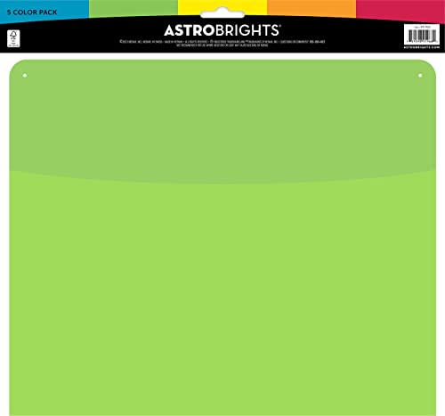 5-Ct Astrobrights Oversized 10" x 12" Wall Pockets (Various Colors) $2 ...
