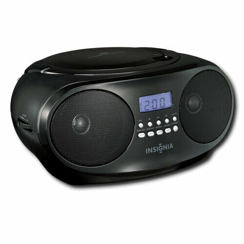 Insignia AM/FM Radio Portable CD Boombox $25 + Free Shipping