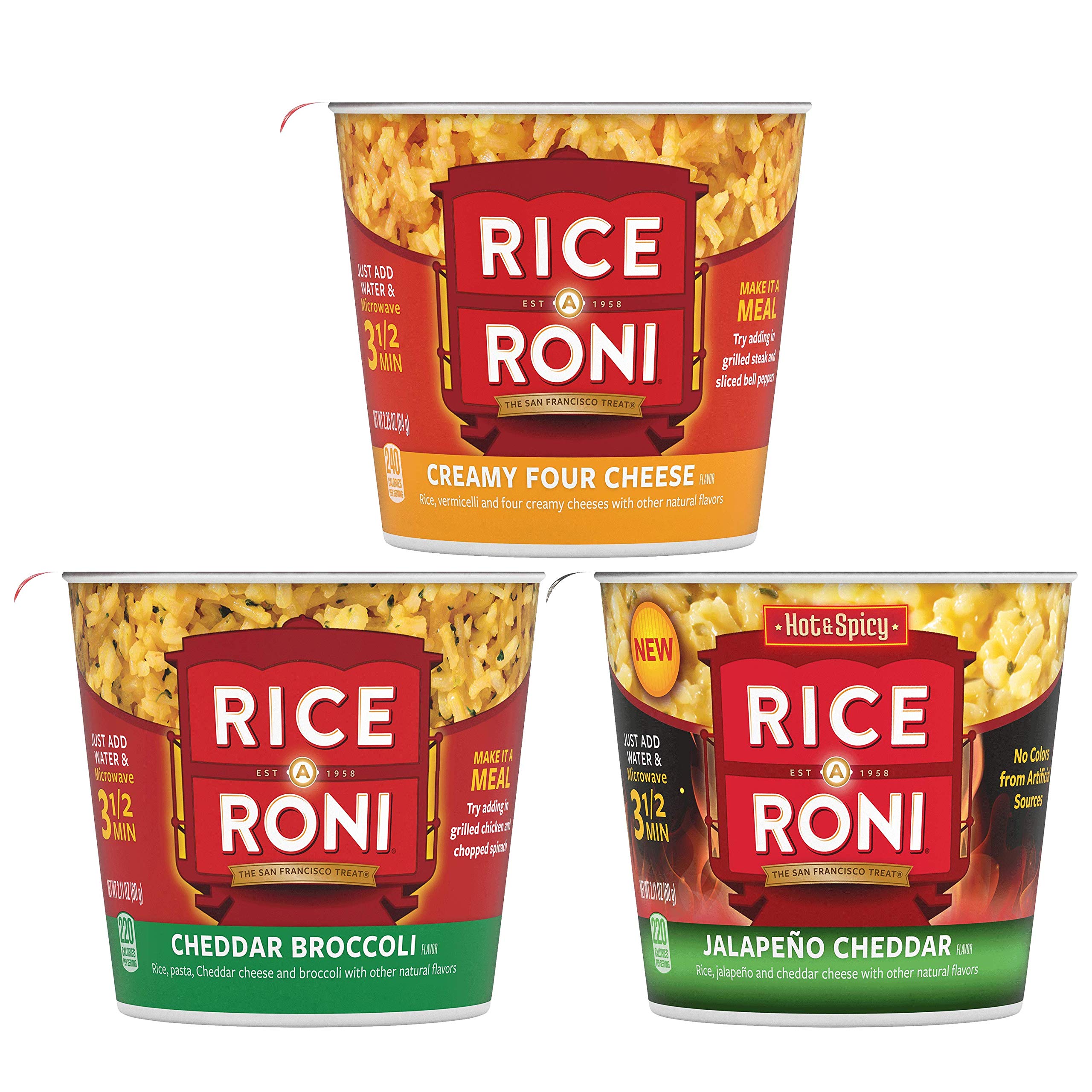 12-Pack 2.25-Oz Rice-a-Roni Cheesy Cups (3-Flavor Variety Pack)