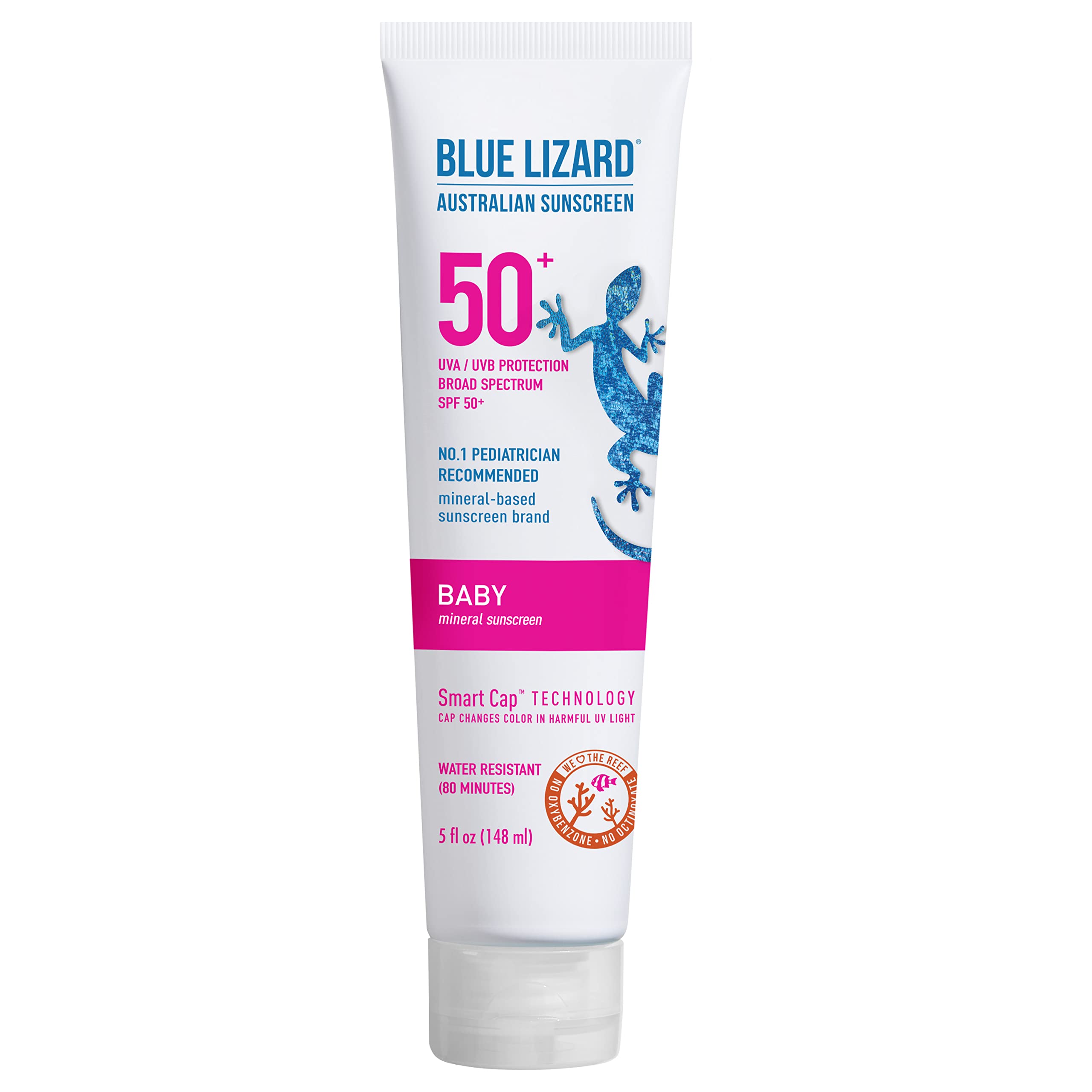 5-Oz Blue Lizard BABY Mineral Sunscreen with Zinc Oxide (SPF 50+, Water ...