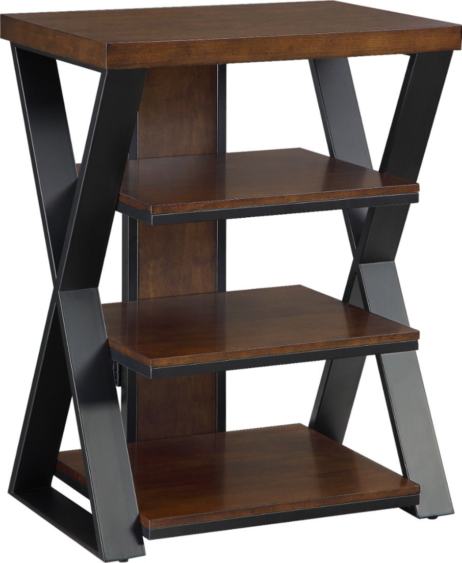 Whalen Furniture Tower Stand for TVs Up to 32" (Medium Brown Cherry ...