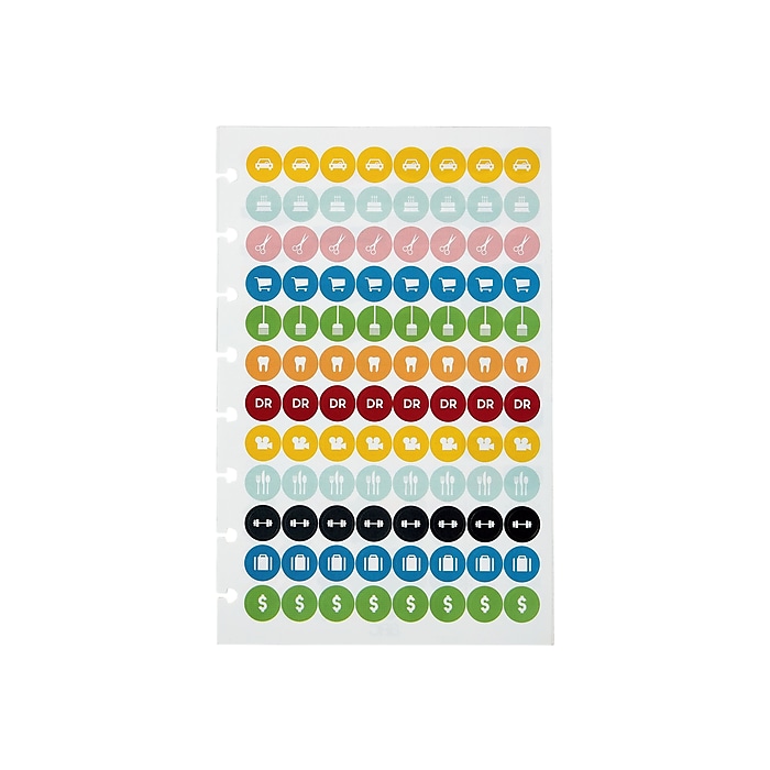 4-Pack Staples Arc System Appointment Sticker Sheets (344 Total ...