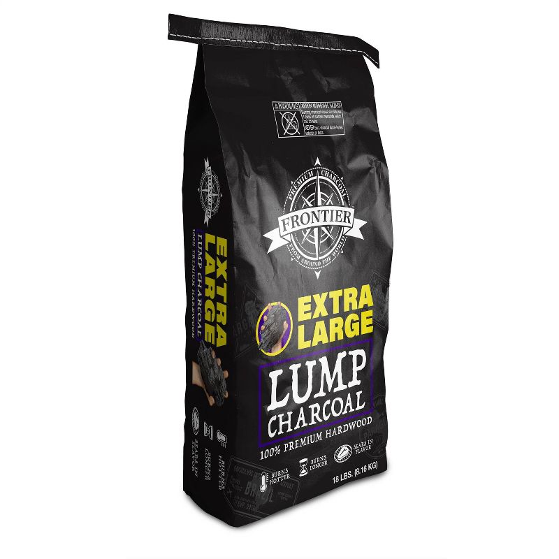 18-Lbs Frontier Extra-Large Lump Charcoal $8.25 at Target w/ FS on $35+