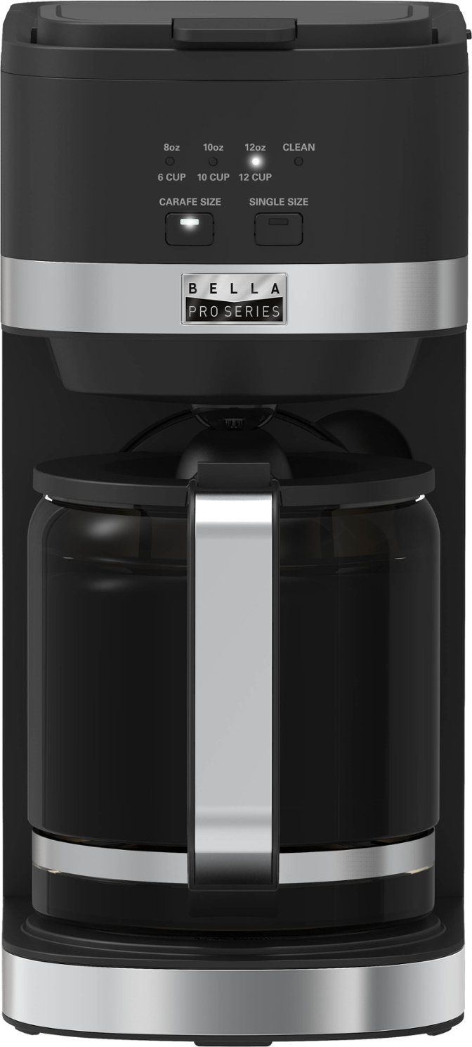 Bella Pro Series Dual Brew 12-Cup or Single Serve Coffee Maker w/ K-cup ...