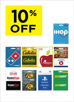Dollar General in store only, 12/11 - 12/17, 10% off select gift cards ...