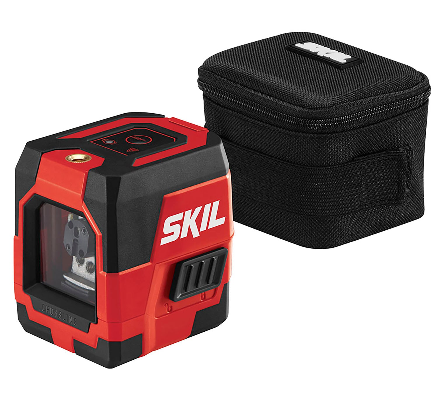 SKIL 50-ft Self-Leveling Indoor Cross Beam Cross-line Laser Level Kit ...