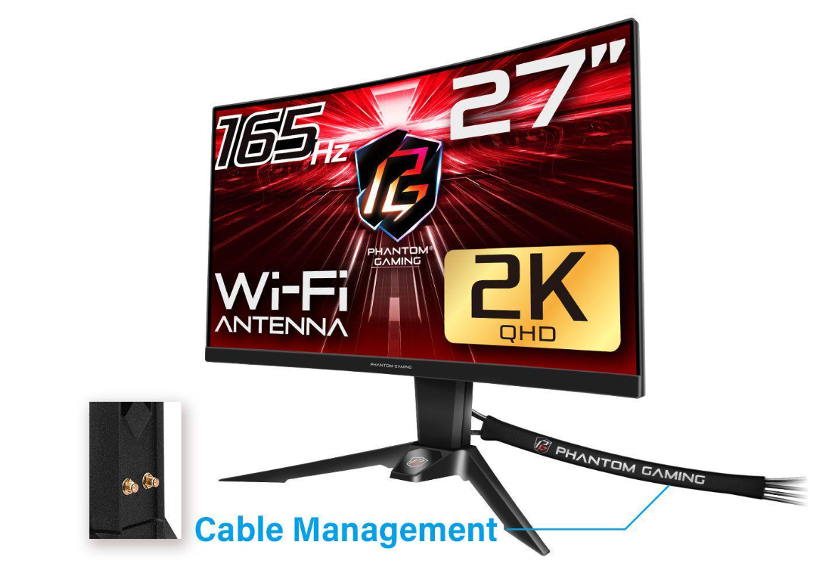ASRock Phantom PG27Q15R2A 27" QHD 2560 x 1440 (2K) 165 Hz $153.77 after $20MIR