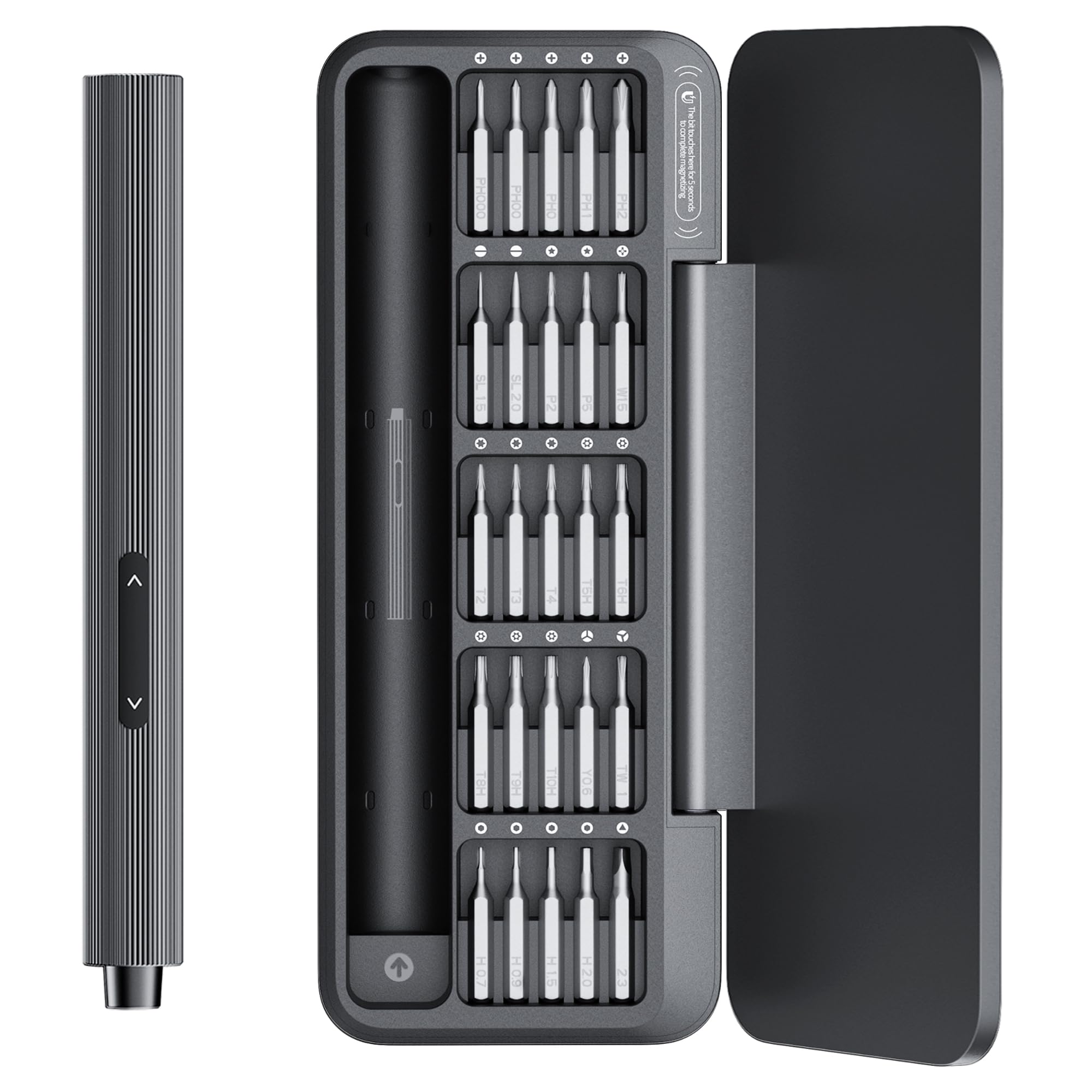 HOTO Electric Precision Screwdriver Set 25 in 1 Magnetic ‎QWLSD010 $30 ...