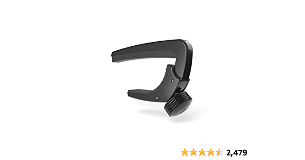 D'Addario Guitar Capo for Acoustic and Electric Guitar - NS Capo Lite ...