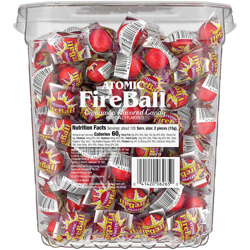 240-Count Atomic Fireballs Cinnamon Candy (4 Lbs)