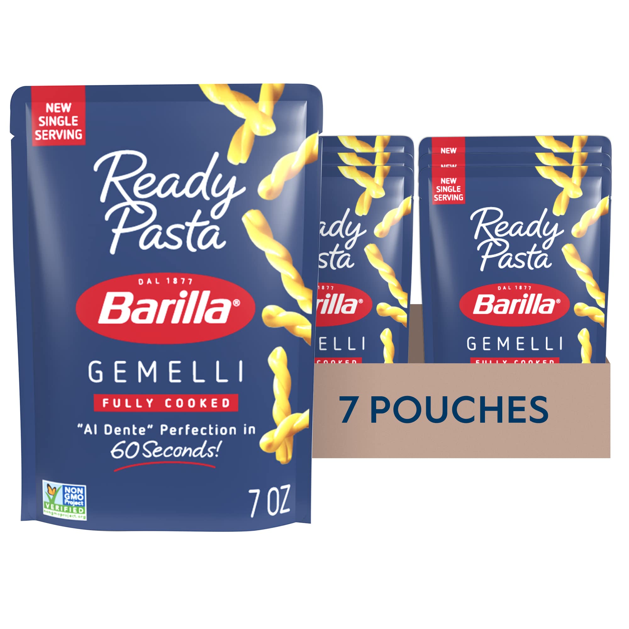 7 Pack 7 Oz Barilla Ready Fully Cooked Gemelli Pasta 10 W Sands Free Shipping W Prime Or On
