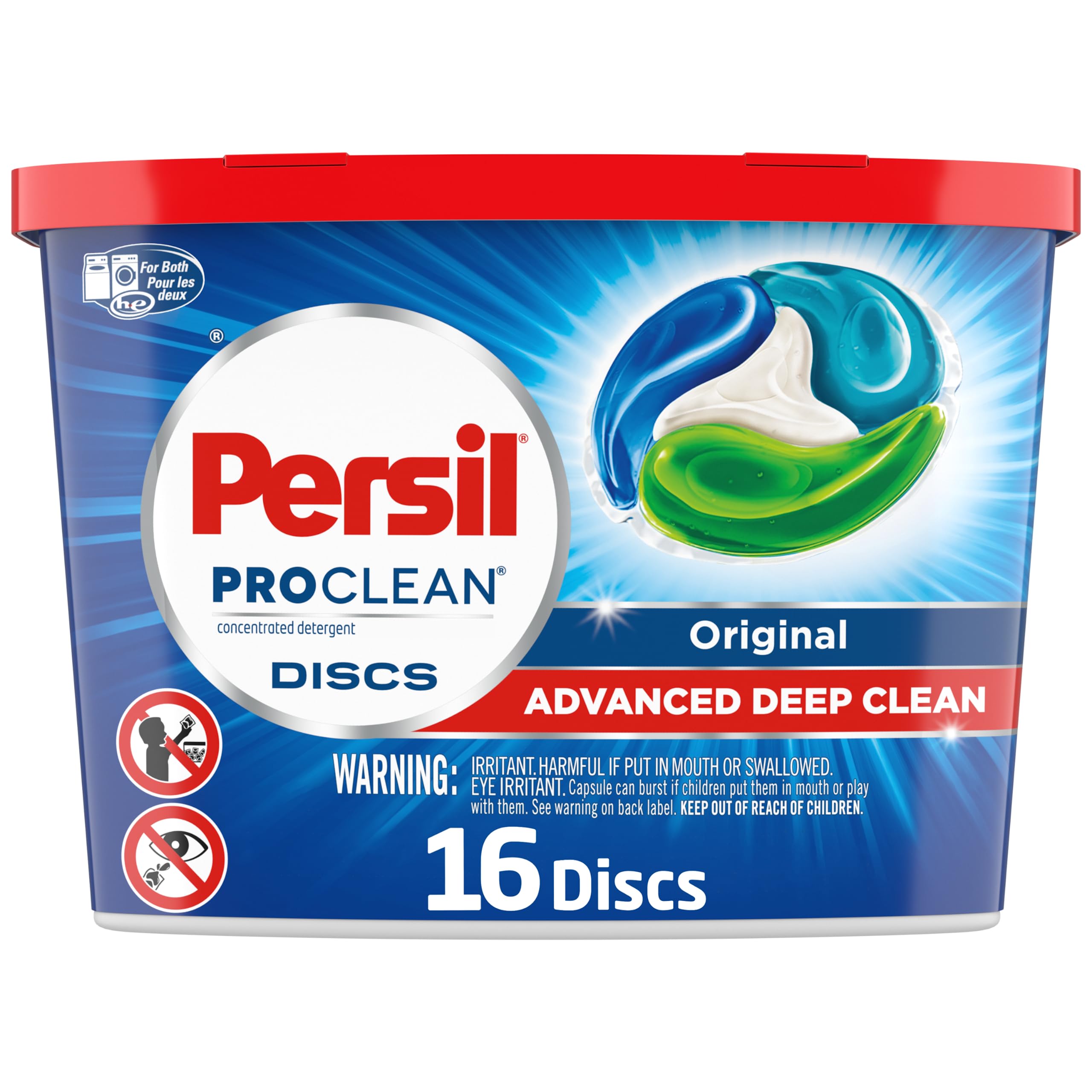16-Count Persil ProClean Discs Laundry Detergent Pacs (Original)