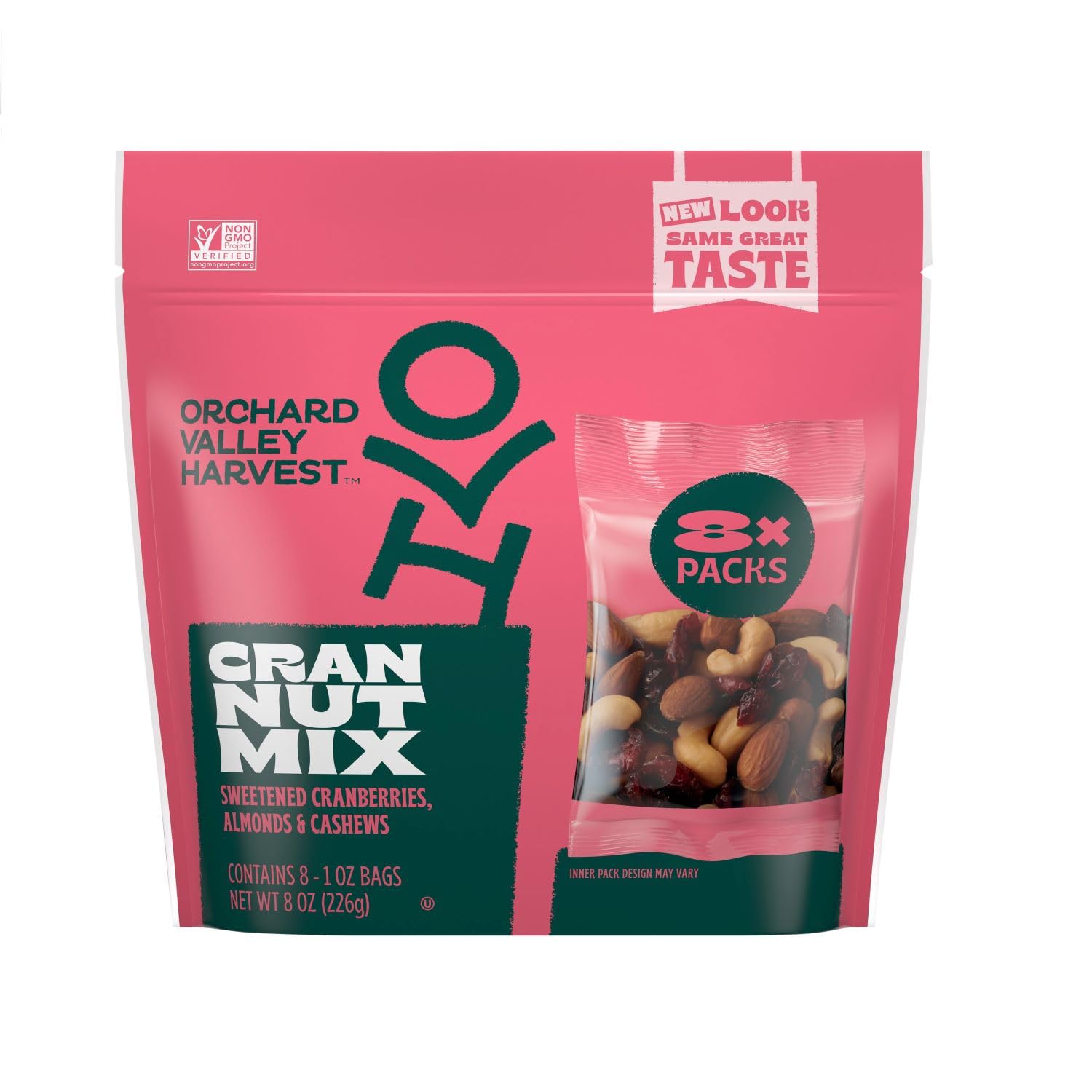8 Pack Orchard Valley Harvest Cran Nut Mix 3 16 W S S Free Shipping