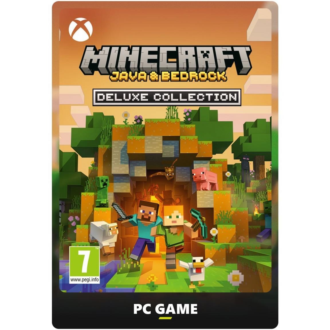 Minecraft: Java & Bedrock Edition (PC Digital Download): Deluxe $20 ...