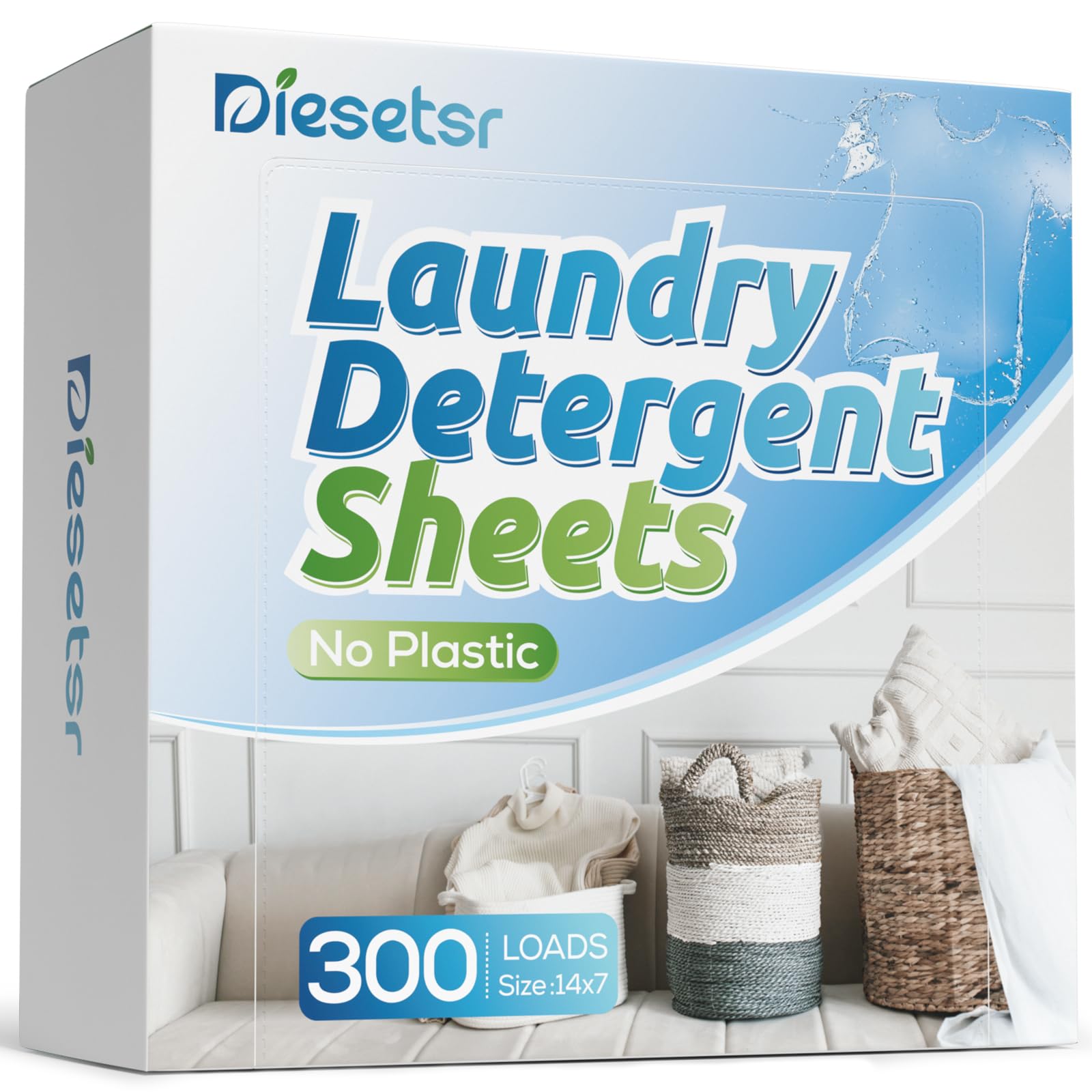 300-Count Diesetsr Store Laundry Detergent Sheets $8.49 ($0.03/Load ...