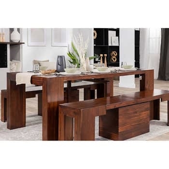 Transformer Dining Set (Table + Bench) at Costco - $1999.99