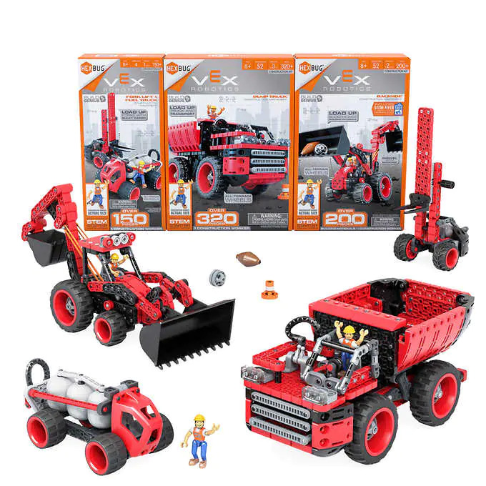 VEX Construction Vehicle 3 Pack Bundle $20 for kids. Reg $40. F/S from ...