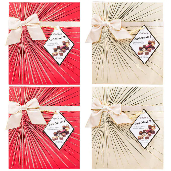 Gudrun Fine Belgian Chocolates 18.5 oz 4-count $50. F/S from Costco.