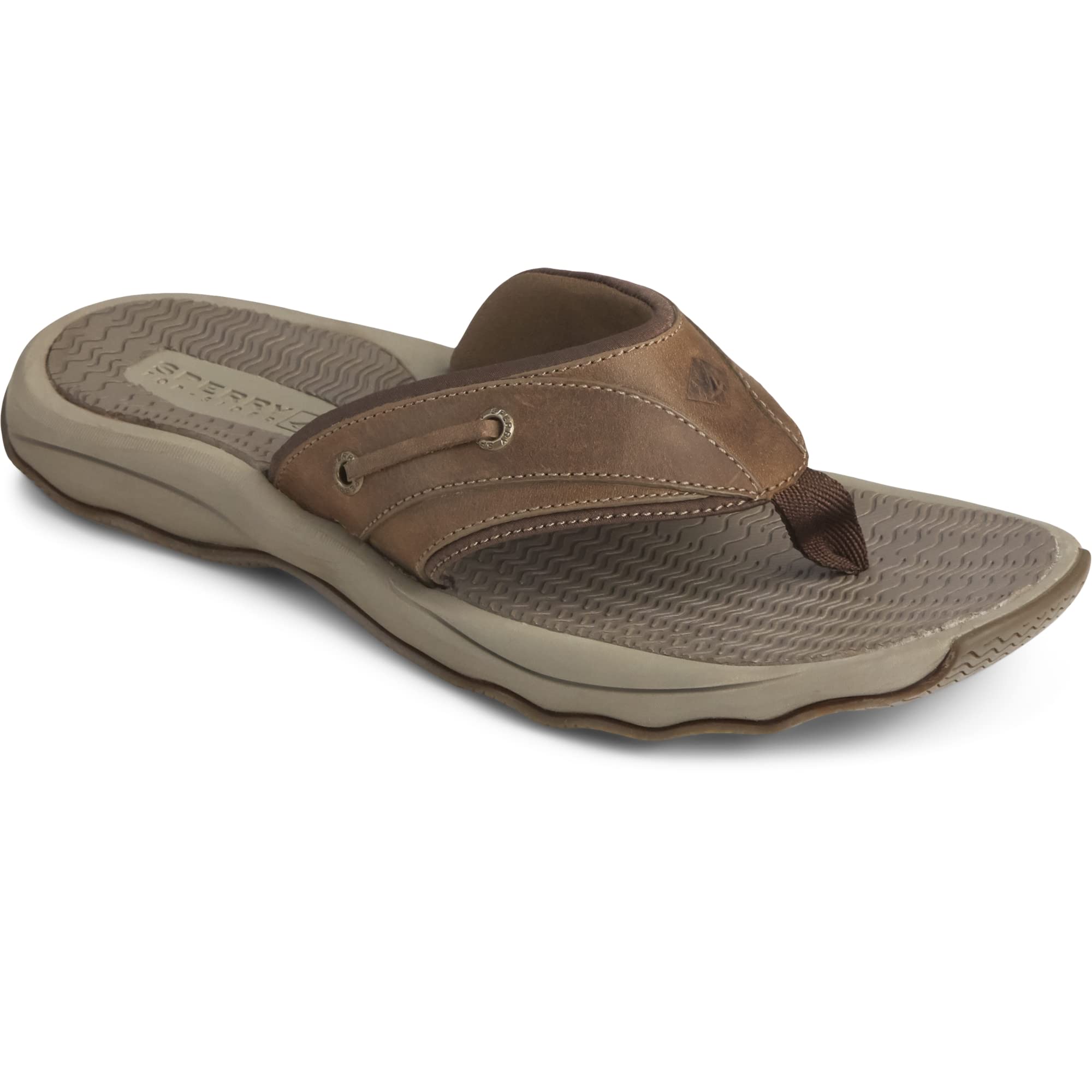 Sperry Men's Outer Banks Thong Sandals (Brown, Size 7-14) $24 + Free ...