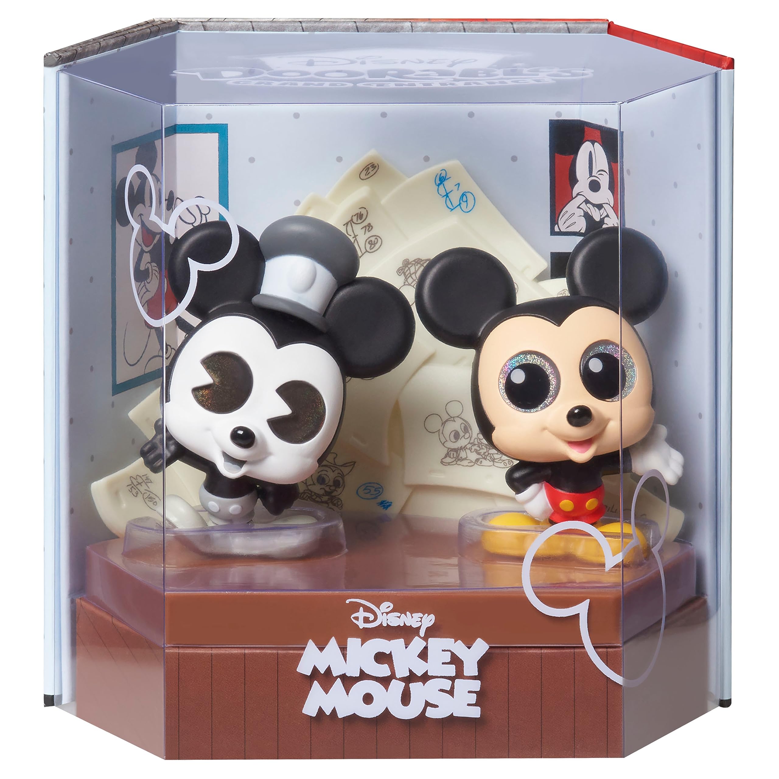 2-Piece 3-Inch Disney Doorables NEW Grand Entrance Collectible Mickey Mouse Set $8 + Free ...