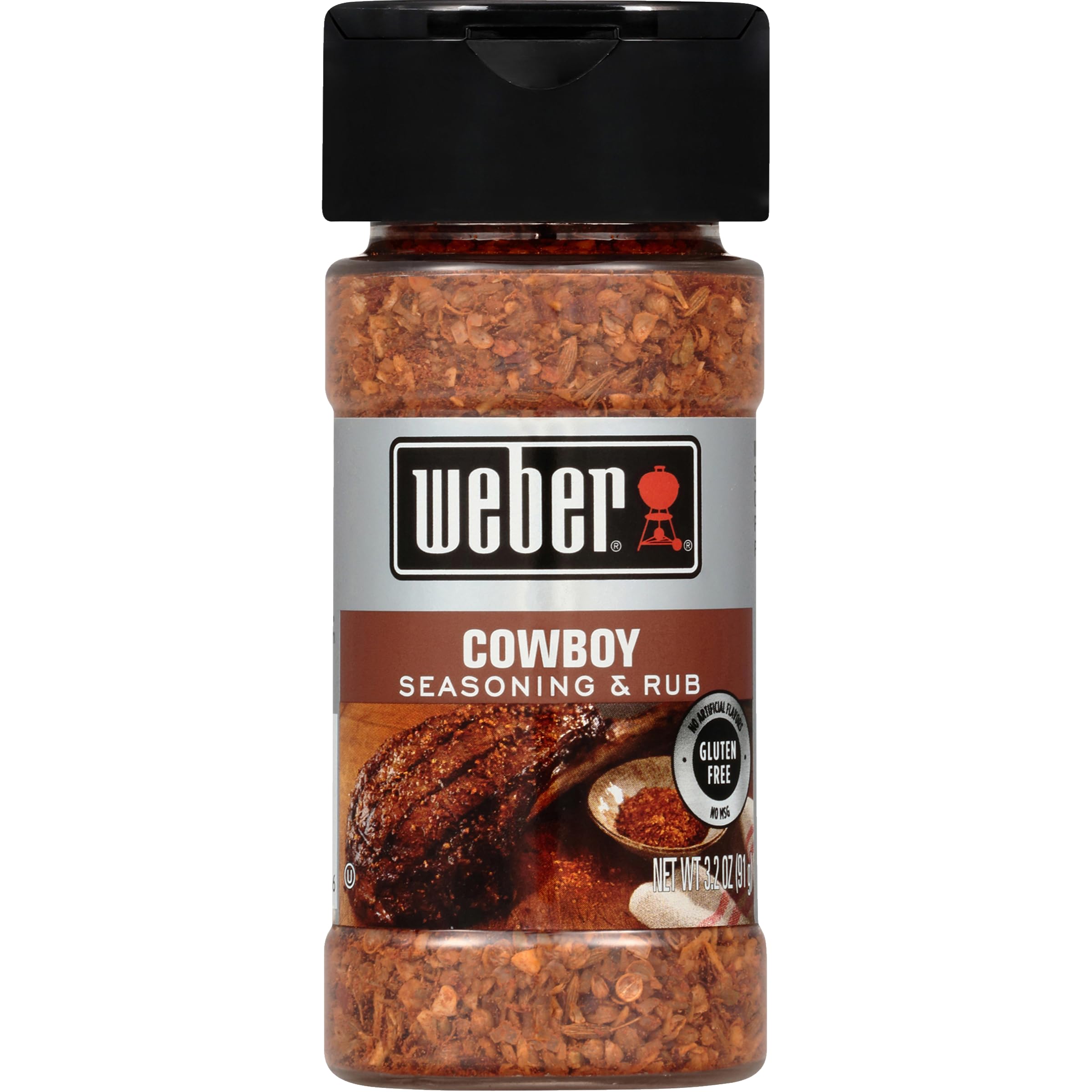 3.2-Oz Weber Cowboy Seasoning $1.90 w/ S&S + Free Shipping w/ Prime or on orders over $35