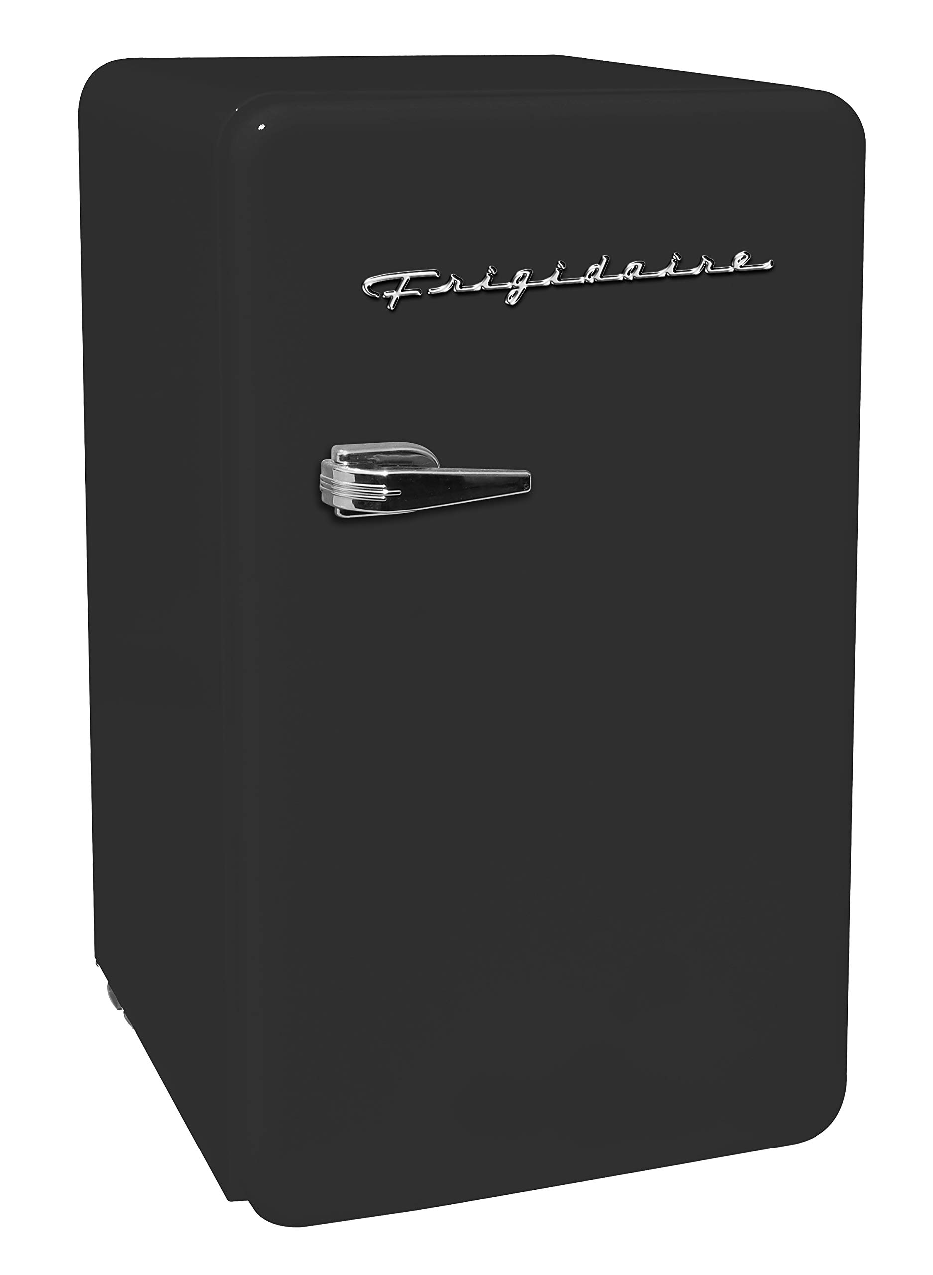 FRIGIDAIRE EFR372-BLACK 3.2 Cu Ft Black Retro Compact Rounded Corner ...
