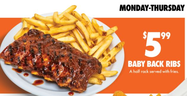 So Cal: Norm's Restaurants Half Rack Baby Back Ribs & Fries $6, Other ...