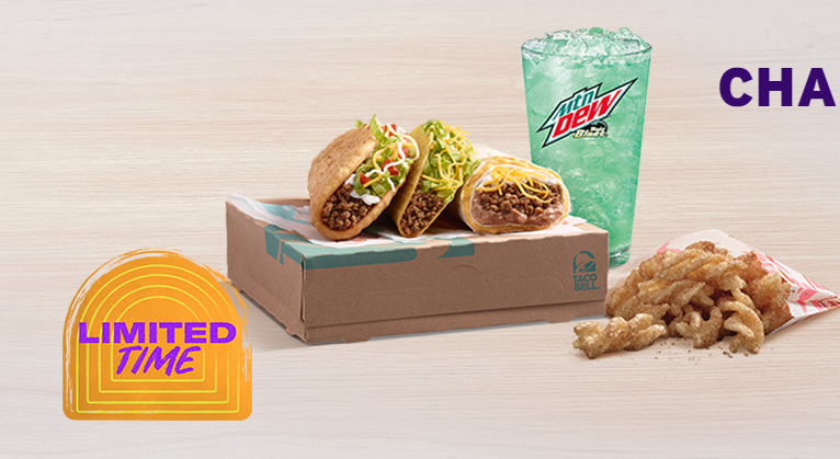 Taco Bell: Chalupa Cravings Box (Chalupa Supreme, Beefy 5-Layer Burrito ...